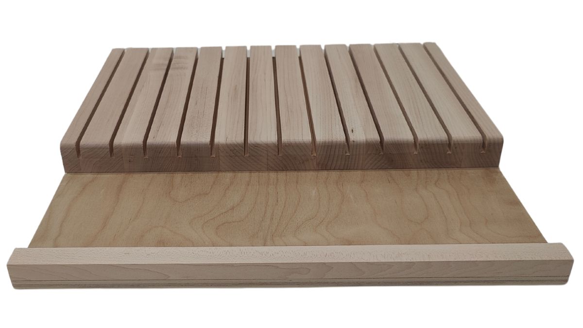 Cost of a custom in-drawer knife block at Cutting Edge